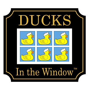 Ducks in the Window Celebridcucks Finny The Great White Shark Rubber Duck Bath Toy