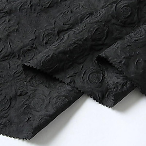 XMTXZYM 2 Meter 3D Jacquard Fabric Dress Cheongsam DIY Sewing Fabric