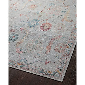 Loloi II Elysium Collection ELY-01 Pebble/Multi 5'-0" x 7'-6" Area Rug