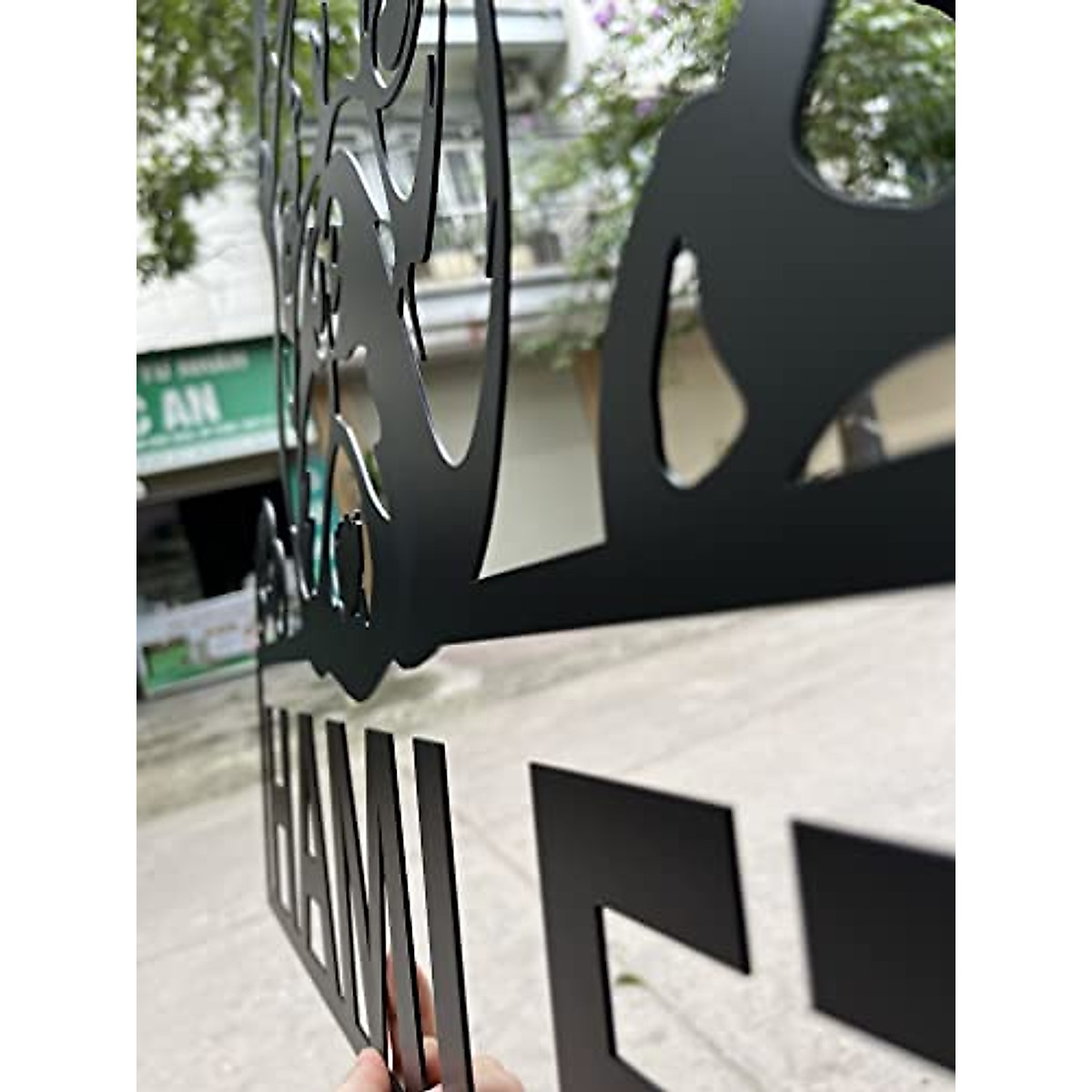 Deer Hunter Metal Wall Personalized, USA Hunter Gun with Flag, Deer Antler Hunting Dad LED Sign, Hunting Camp, Man Cave Deer Decor, Gift For Dad, Father Day Gift