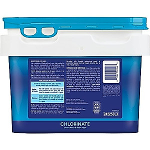 CLOROX Pool&Spa XtraBlue 3” Chlorinating Tablets, Kills Bacteria & Stops Algae, 25 LB