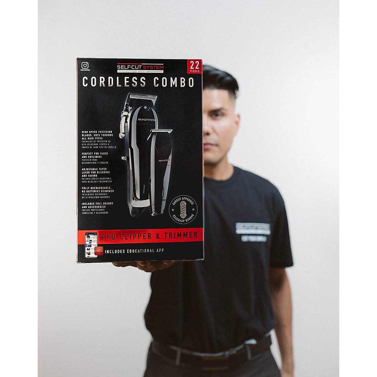 Self-Cut System Cordless Hair Clipper & Hair Trimmer Combo