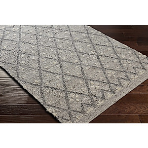 Hauteloom Aliaga Wool Living Room, Bedroom Area Rug - Global - Gray, Beige, Brown - 8' x 10'