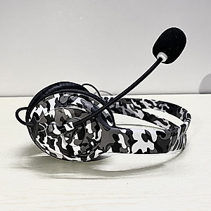 Deucalion Over Ear Headphones Wired Gaming Headset Earbud 3.5mm Jack for PS4 PS5 Phone PC Laptop Xbox One s Switch Kids Gift Present Online Course Class with Mic (White)