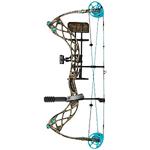 Diamond Archery Carbon Knockout Compound Bow - 3.2 LBS, 30" ATA, 22.5" - 27" Draw Length, 302 FPS, Left Hand 40 LBS, Mossy Oak