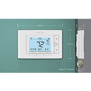 Emerson Sensi Wi-Fi Smart Thermostat for Smart Home, DIY, Works With Alexa, Energy Star Certified, ST55