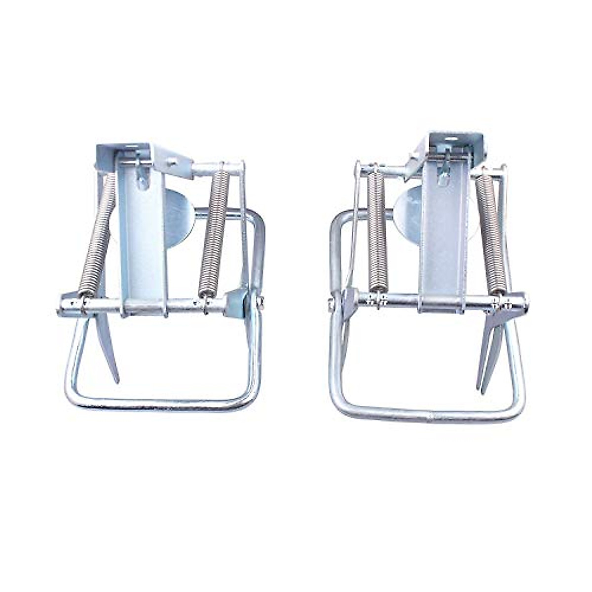 Marinebaby Easy Set Mole Eliminator Trap, Mole and Gopher Trap, Galvanized Steel Mole Trap, Sliver Color 2sets