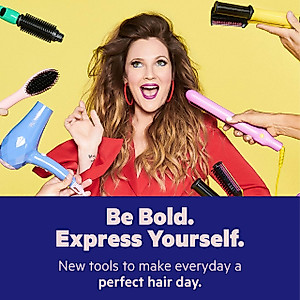 Flower Beauty Ionic Volumizing Styler - Versatile Ceramic Styling Iron - Straightens, Curls, Adds Volume & Shine to Hair - Includes 2 Heat Settings