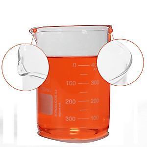 Bomex Scientific 5000ml Glass Beaker 3.3 Borosilicate Glass Double Scale Graduated…