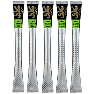 Jazz Green Tea – 100% Raw Jazz Green Tea | True Green Tea | Tea Sticks - No Artificial Flavors, Easy To Use, No Spoon Needed, Positively Charged Tea, Perfect Addition For Your Water Cooler At Work / 15 Sticks