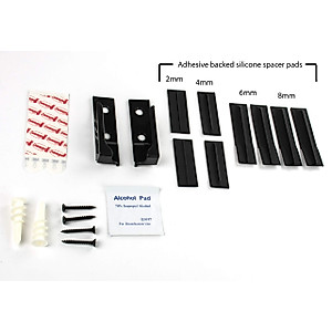 Dockem Koala Wall Mount 2.0: Damage-Free Universal Dock for Smartphone, Tablet, eReader: for iPad 1, 2, 3, 4, Air, Mini, iPad Pro, Samsung Galaxy Tab/Note, Google Nexus, Microsoft Surface (Black)