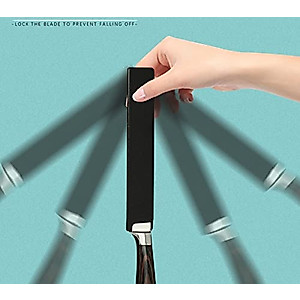 Knife Sheath, Chef Knife Edge Guard, Universal Kitchen Knife Blade Covers, BPA-Free Knife Case, Abrasion Resistant Felt Lined Knife Cover Sleeves Knife Protectors