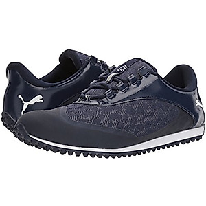 PUMA GOLF Women's Summercat Sport Golf Shoe, Peacoat/White, 6.5 Medium US
