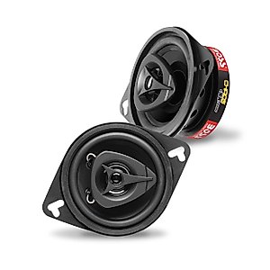 BOSS Audio Systems CH3220B Chaos Series 3.5 Inch Car Door Speakers - 140 Watts Max (per Pair), Coaxial, 2 Way, Full Range, 4 Ohms, Sold in Pairs, Bocinas para Carro