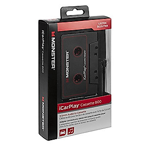 Monster MBL 800 CAS-ADPT V2 WW High Performance 800 Cassette Adapter to 1/8" Mini 3 Feet