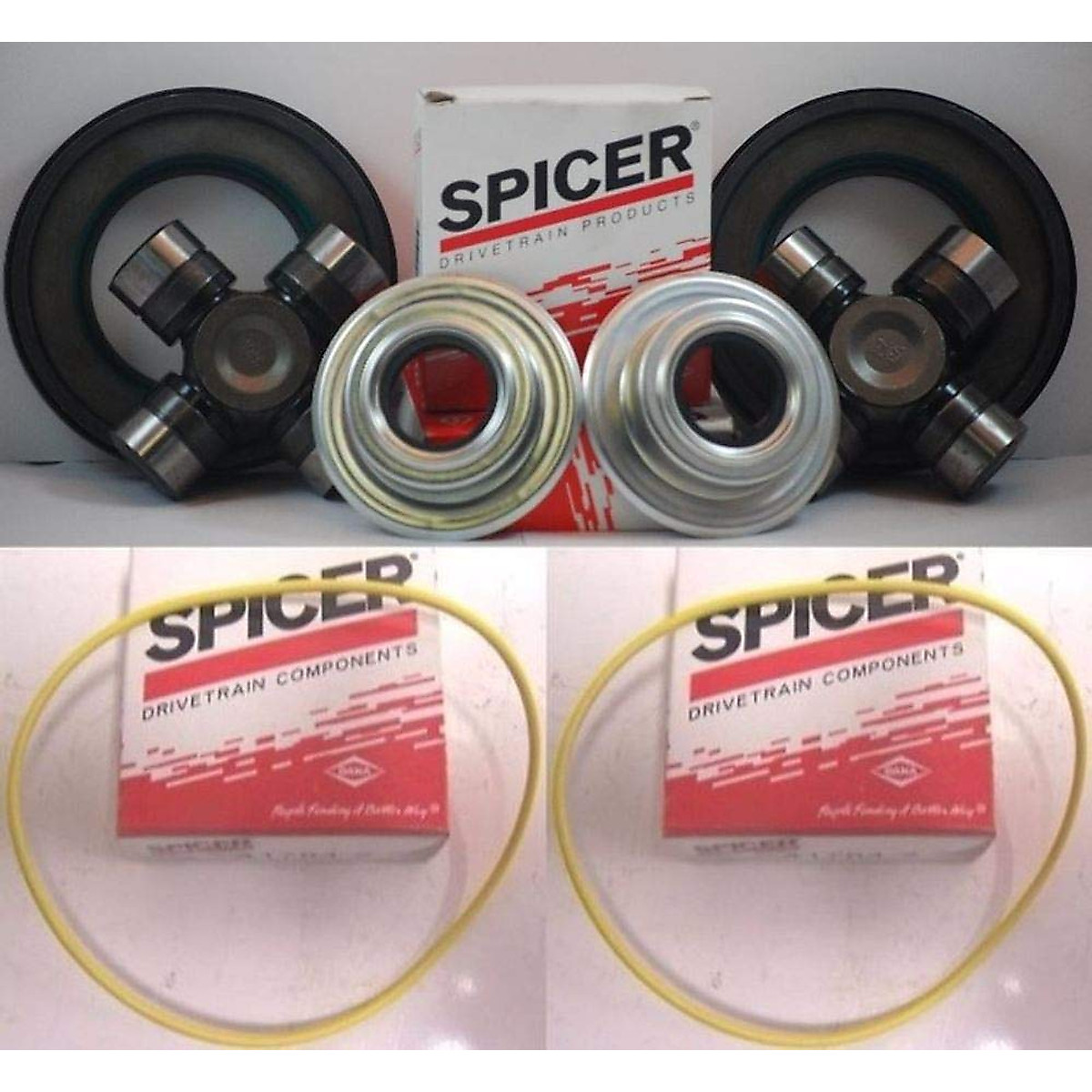 Ford F250/F350 Superduty Dana Super 60 2005-14 Front Axle Seal and U Joint Kit