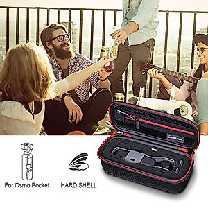 Smatree Hard Carrying Case Compatible with DJI Osmo Pocket 2/DJI Osmo Pocket (XS)