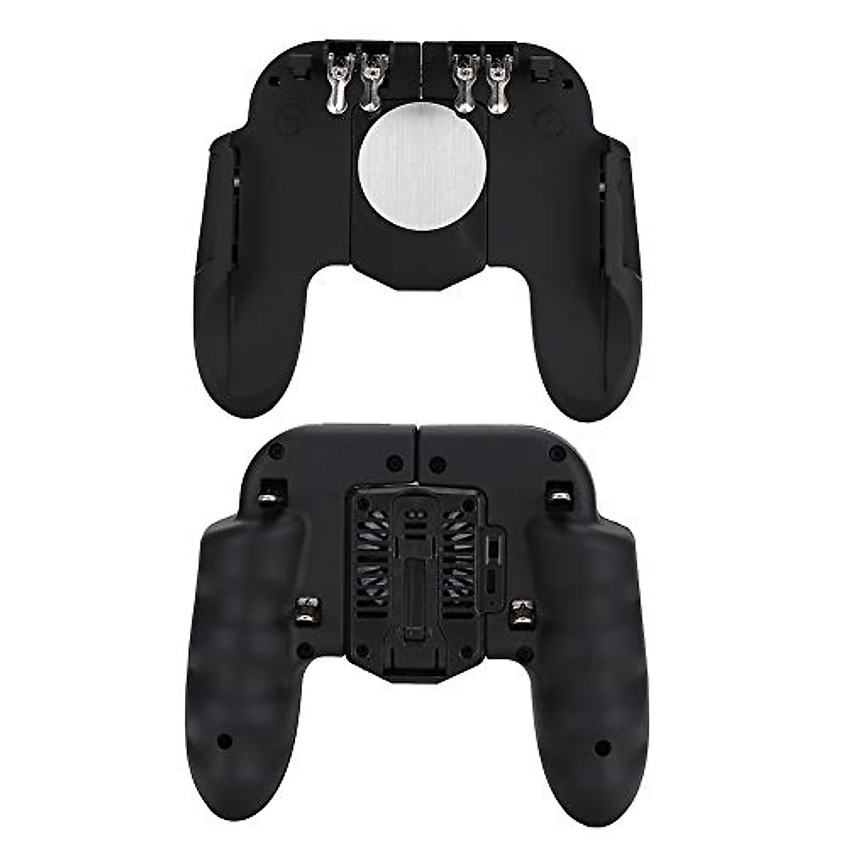 DAUERHAFT Heat Dissipation Gamepad, Push Trigger Design Mechanical Keystroke Feel Game Auxiliary Key for Phones Under 6.5inch for Mobile Phone