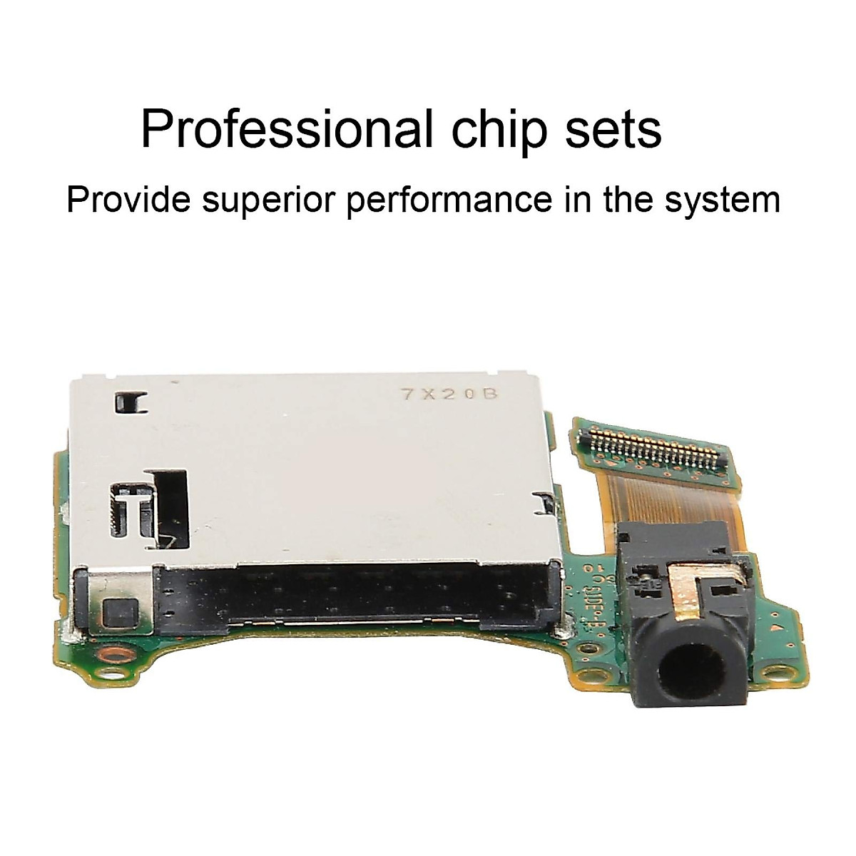 Professional Game host card slot for switch, Game Cartridge Card Slot Host Reader Tray Earphone Hole Port Fit for Switch Console Card Slot Replacement