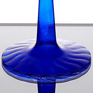 Fineline Settings 12-Piece Flairware 2-Piece Martini Glass, 6-Ounce, Blue