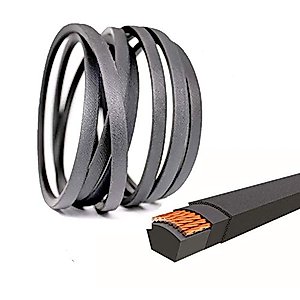 QIJIAPRO Snow Blower Auger Belt 1/2" x 35" for 754-04050, 754-04050A, 954-04050, OEM-754-04050, CMXGZAM501079, 490-501-C079 MTD, Yard Machines, Bolens, Huskee, Troy-Bilt, Cub Cadet, Craftsman