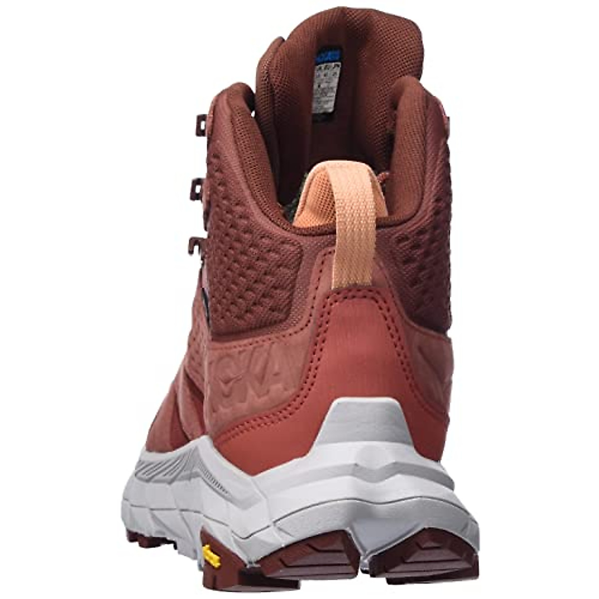 Hoka Women's Anacapa Mid GTX Hiking Boot (Hot Sauce/Cherry Mahogany, Numeric_8)