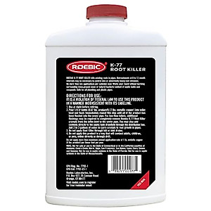 Roebic K-77 Root Killer for Sewer and Septic Systems, Clears Pipes and Stops New Growth, Safe for All Plumbing