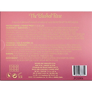 Juvia's Place Palette Blushed Rose - Rosy, Pinks, Rose-Gold, Shades of 6, Professional Eye Makeup, Pigmented Makeup Palette