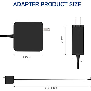 65W Laptop Charger for Lenovo IdeaPad 310 320 330 130 330s-15ikb 151kb Laptop Adapter ;PA-1450-55LL ADL45WCC adlx65clgu2a adlx65ccgu2a Power Supply Cord Replacement