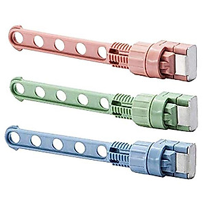 Folding Clothes Hanger,Wonder Multi-Function Plastic Clothes Hangers, Retractable Clothes Indoor Rack Drying Rack, Portable Drying Rack ,Plastic Clothes Hanger Storage for Indoor Balcony Window