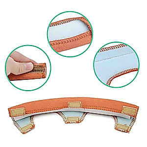 Helmet Comforter Pad Hard Hat Helmet Sweatband Liners Welding Helmet Antiperspirant Belt Welding Hood Air Cushion Sweatband (PaleBrown_10_Pack)