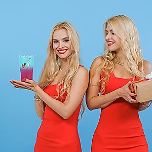 Shamone Tumbler 20oz Insulated Stainless Steel w/Lid SS Straw, Cleaning Brush, Sister Gifts for Unicorn Lovers, Sister Gifts from Sister, Sister Gifts, Sister Birthday Gifts from Sister (Purple Teal)