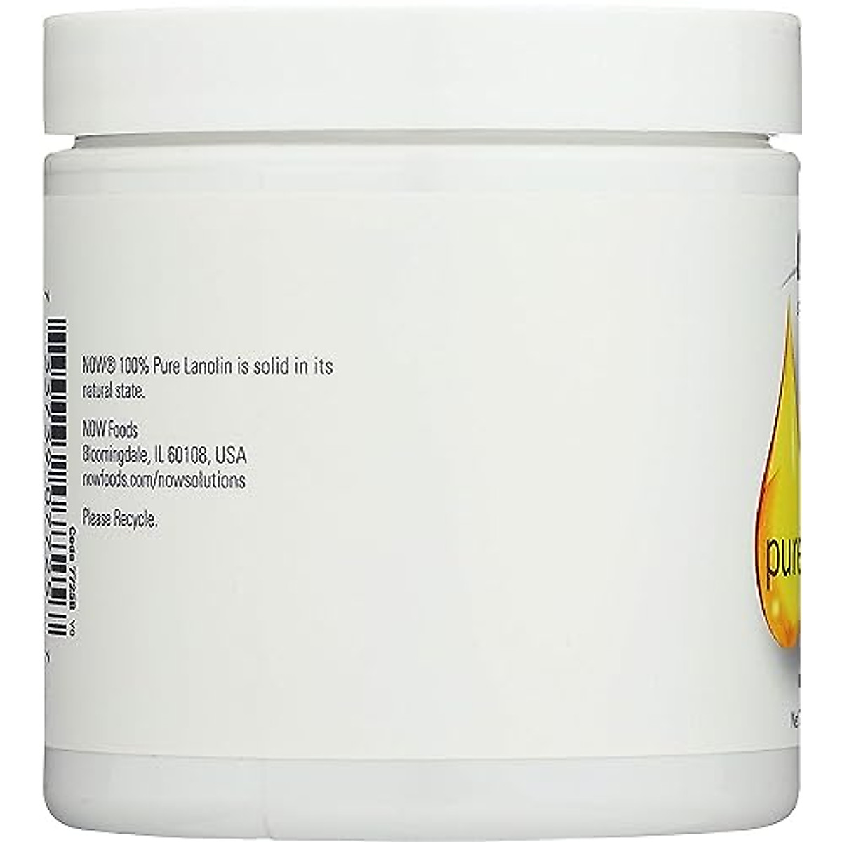 NOW Foods Solutions Lanolin Pure,7-Ounce