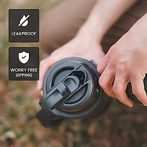 Outisan Thermos Insulated Water Bottle 64 oz Water Bottle Thermos for Hot & Cold Drink,18/8 Stainless Steel Water Bottles, BPA Free, Wide Mouth, Double Insulation Thermo Bottle for 48 Hours(Green)