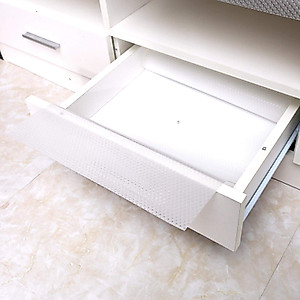 Shelf Liner Drawer Liner EVA Non-adhesive Non-slip Waterproof Table Place Mat Transparent for Cupboard Cabinet Refrigerator(#2 stripe 120 * 30cm)