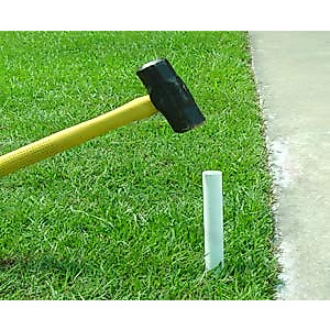 Kidkusion Retractable Driveway Guard | Fits 2 Car Driveway Up to 25 Ft. | Visual Boundary for Playtime Safety | Black | Made in USA