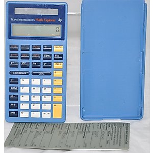 Texas Instruments Math Explorer Calculator - Solar Powered