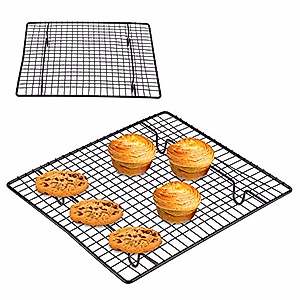Aramox Cooling and Baking Rack, Stainless Steel Cooling and Baking Rack Nonstick Cooking Grill Tray For Biscuit/Cake/Bread
