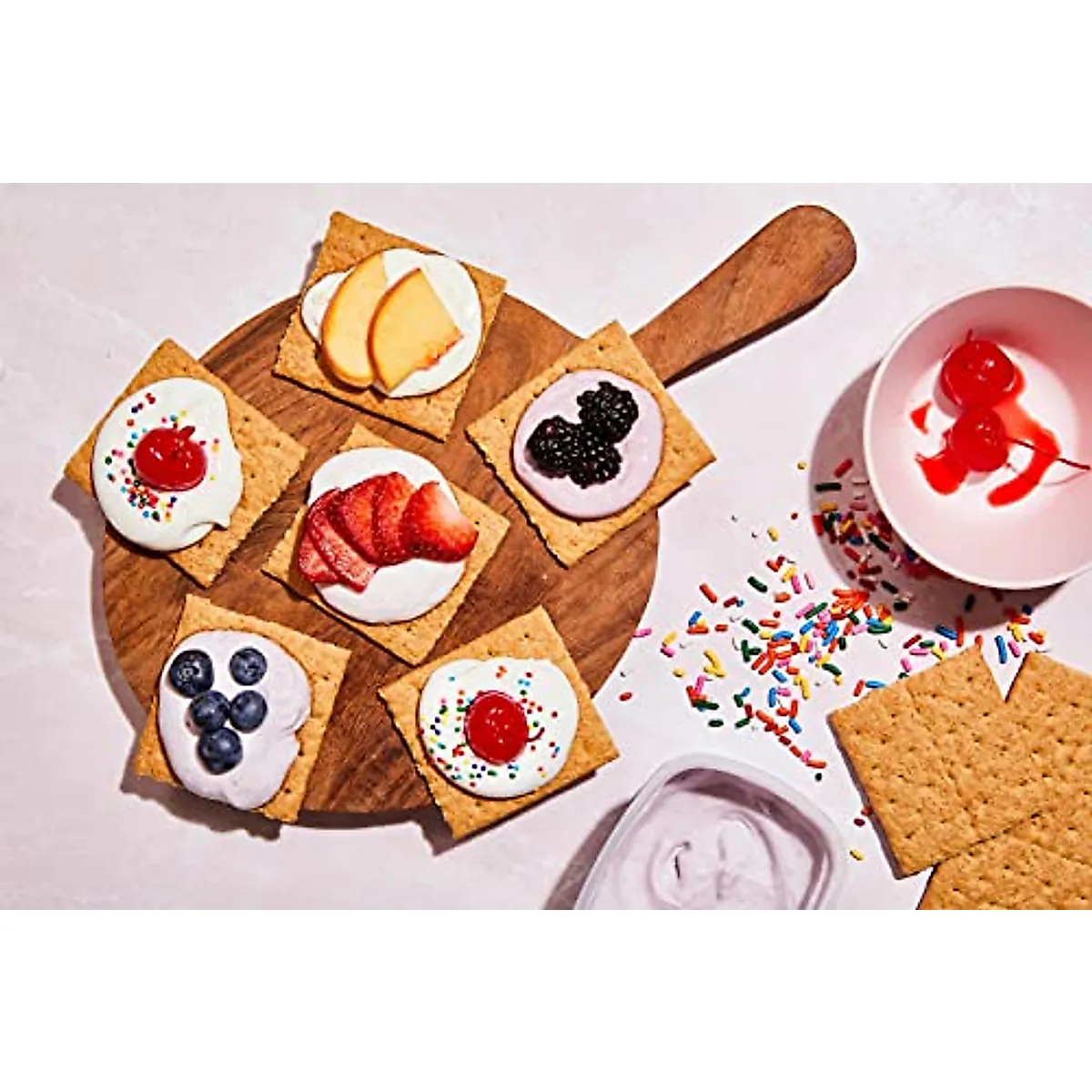 Icelandic Provisions, Peach and Cloudberry Thick and Creamy SKYR, 5.3 Ounce