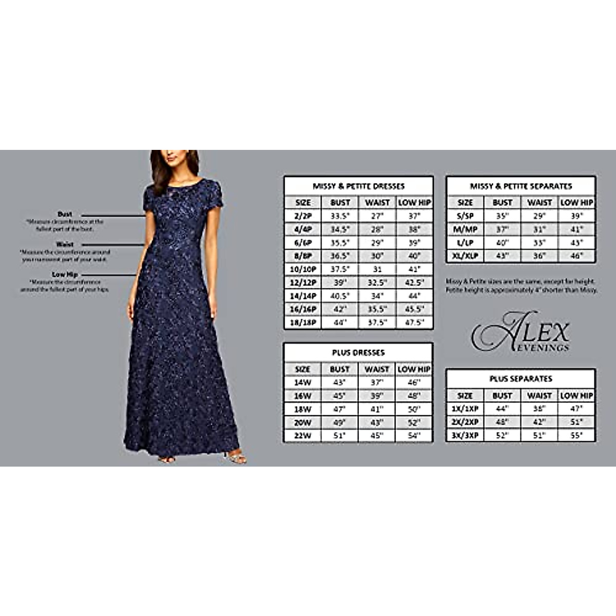 Alex Evenings Women's Long V Neck Fit and Flare Dress with Shawl (Petite Regular), Rose Gold, 8P