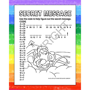 ZOCO - Christmas Coloring Books (25 Bulk Pack, Without Crayons) - Stocking Stuffers, Toys, Holiday, Xmas Party Favors, Activities for Kids