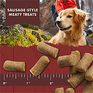 Zuke’s Lil’ Links Dog Treats for Dogs of All Sizes, Snacking Sausage Treats for Dogs, Pet Treats made with Real Pork & Apple, 6 oz. Resealable Pouch​ - 6 oz. Bag