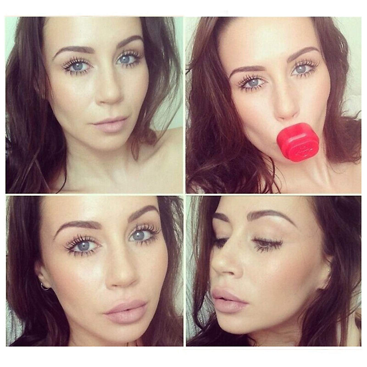 Lips Enhancer Plumper Device Lips Silicone Fish Shape Natural Pout Mouth Tool Sexy Lip Mouth Lip Plumper Device Lip Filler Beauty Pump