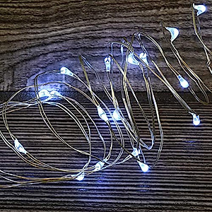 JosMega 2 Pack Solar Powered Fairy String Lights Outdoor Waterproof 8 Modes Twinkle Christmas Decorations Lights, Each 33ft-100LED, 40ft-120LED, 66ft-200LED, 80ft-240LED, (White, 33)