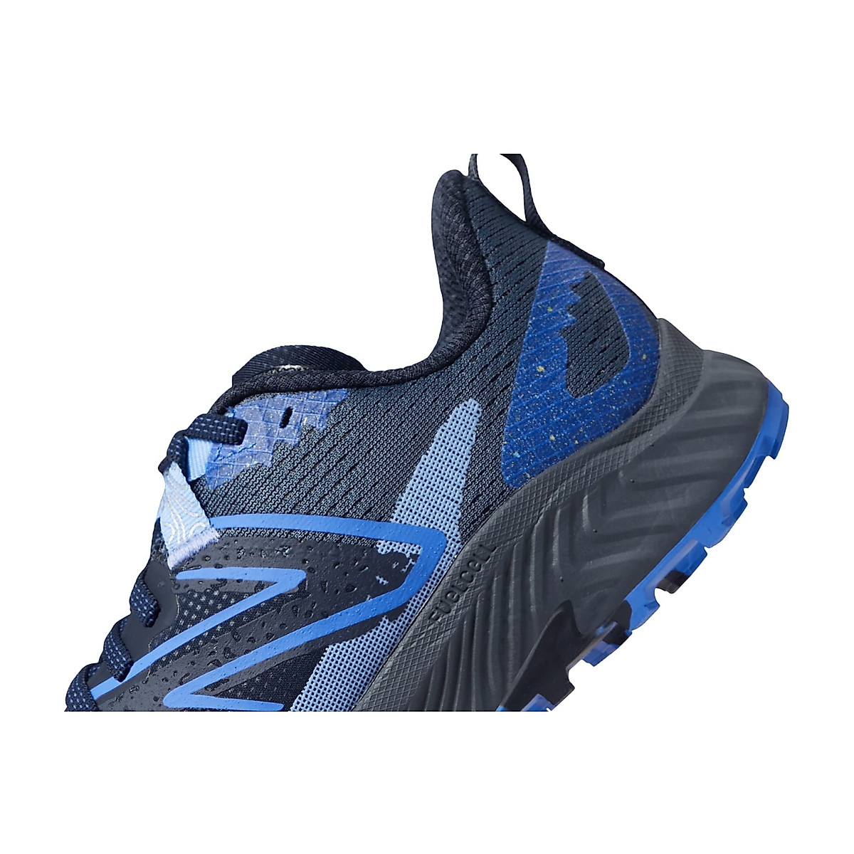 New Balance Women's FuelCell Summit Unknown V3 Trail Running Shoe, Black/Vibrant Violet/Vibrant Spring Glo, 8 Wide