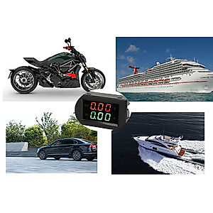 Heayzoki Volt Amp Meter, Digital Voltmeter Ammeter, Dual Display Integrated Voltage Ampere Meter DC 0~100V 20A, Voltage Amperage Tester