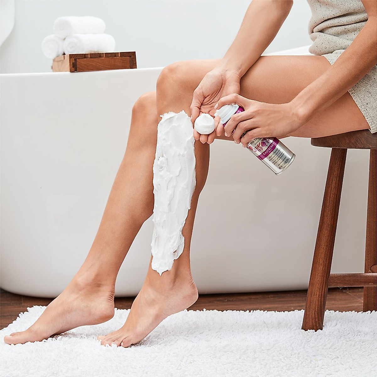 Pure Silk Spa Therapy Shave Cream for Women, Raspberry Mist, 7.25 Oz