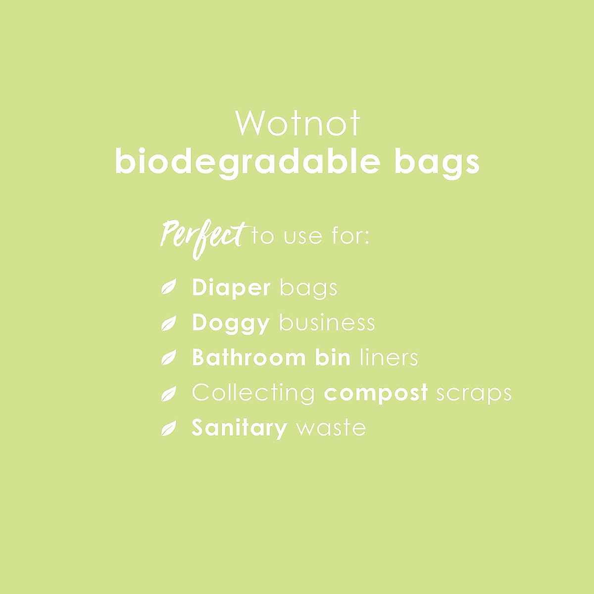 Wotnot - Biodegradable Diaper Bags, 50 Count (Pack of 3)