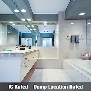 KENESCALR BR20 LED Bulb 5000K Daylight White 7W 50W 60W Equivalent 750LM Dimmable E26 Base Indoor Flood Light Bulbs for Recessed Can Ceiling Lighting 4-Pack