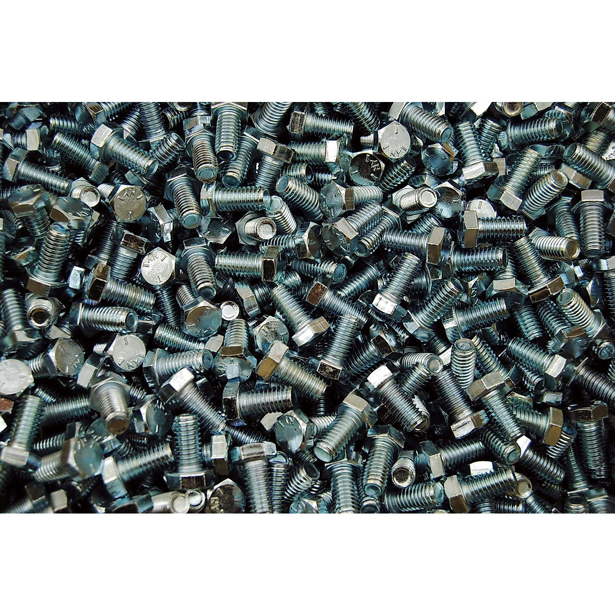 (200) Hex Head 3/8-16 x 3/4" Grade 5 Bolts Zinc Plated Cap Screws